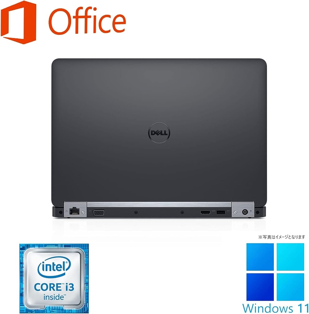 DELL ノートPC E5270/12.5型/Win 11 Pro/MS Office H&B 2019/Core i3-6100U